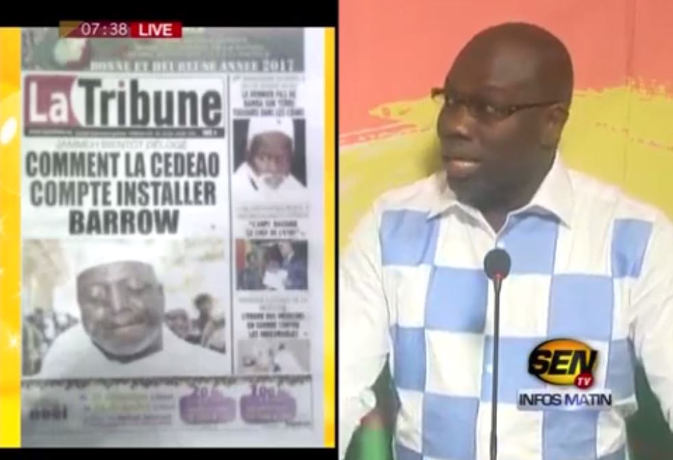 Vidéo – Revue de presse d’Ahmed Aïdara du 28 déc 2016…Regardez