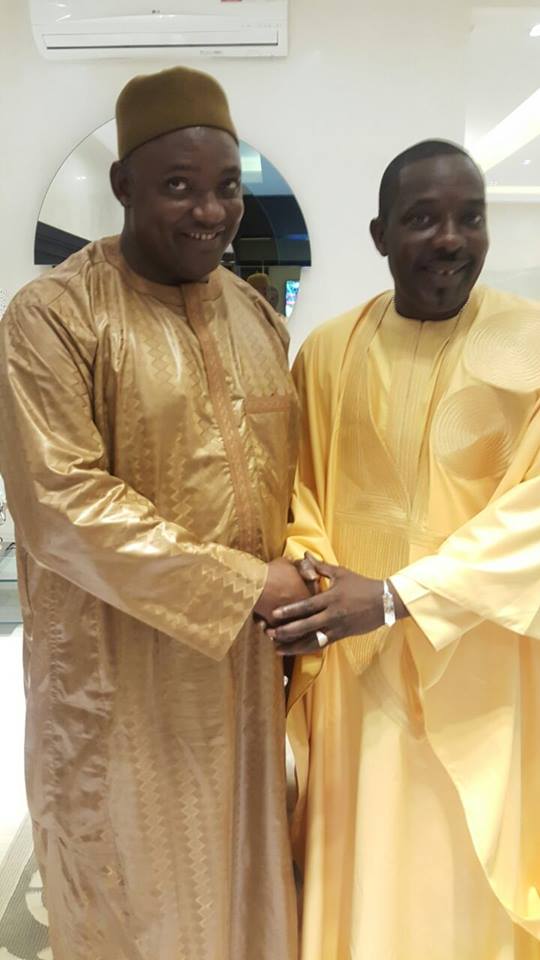 Mbaye Dieye Faye chez Adama Barrow
