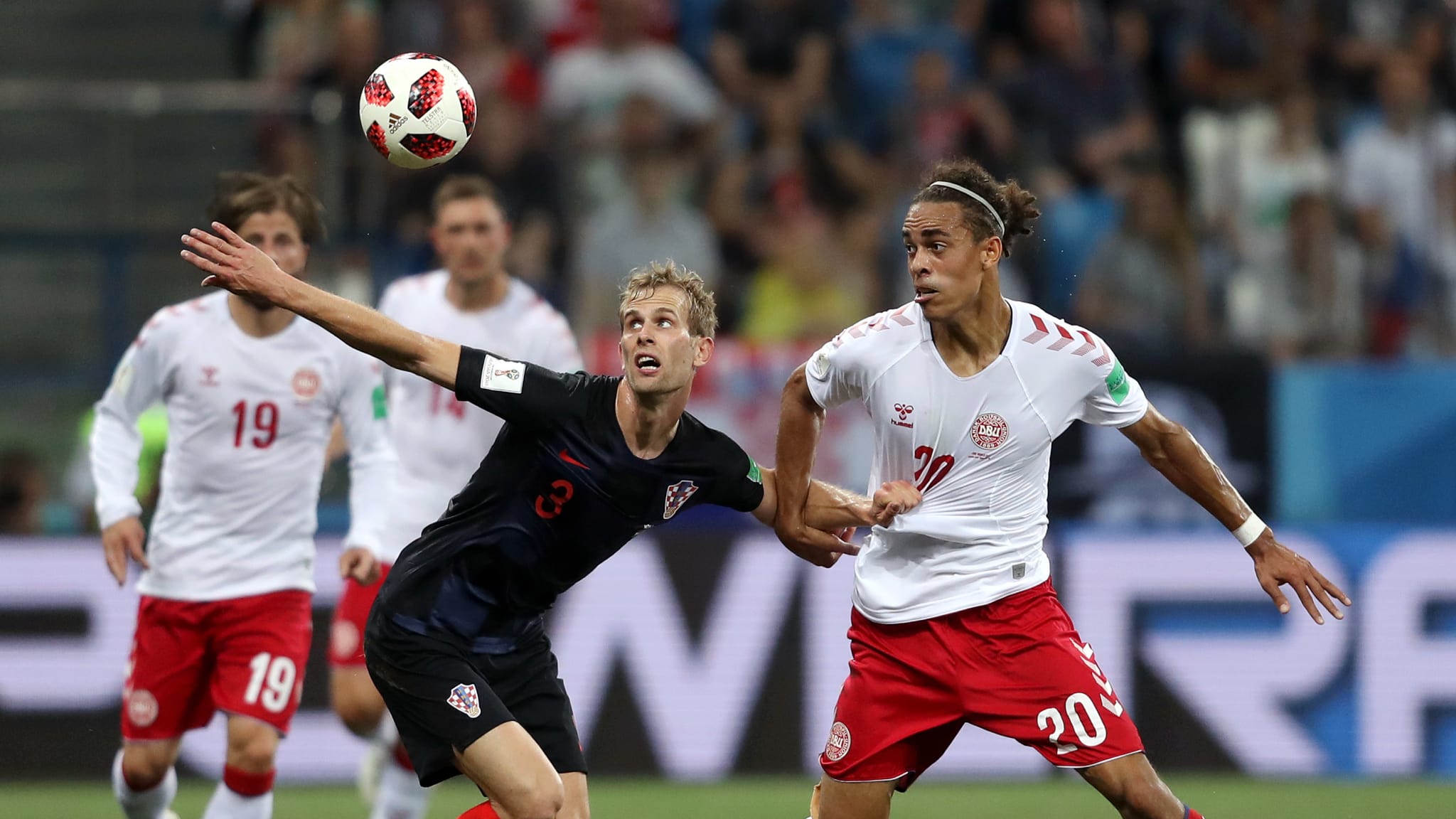 CDM 2018: La Croatie et le Danemark se dirigent vers la prolongation