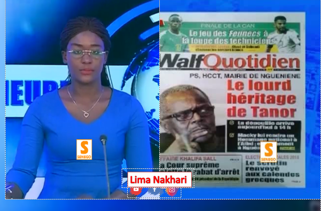 Revue de Presse Français Walf TV du Mercredi 17 Juillet 2019 (Video)