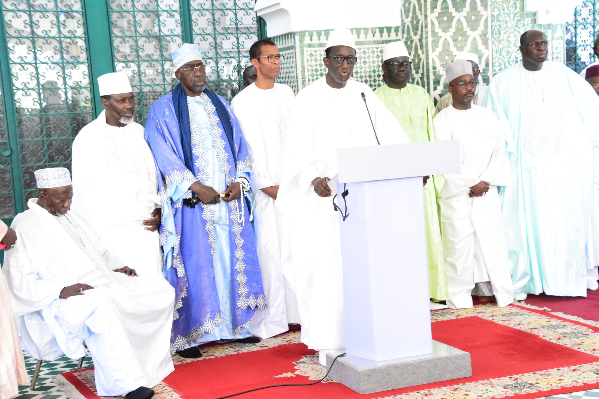 Tabaski : Le PM et Cie à la Grande Mosquée de Dakar (Photos)