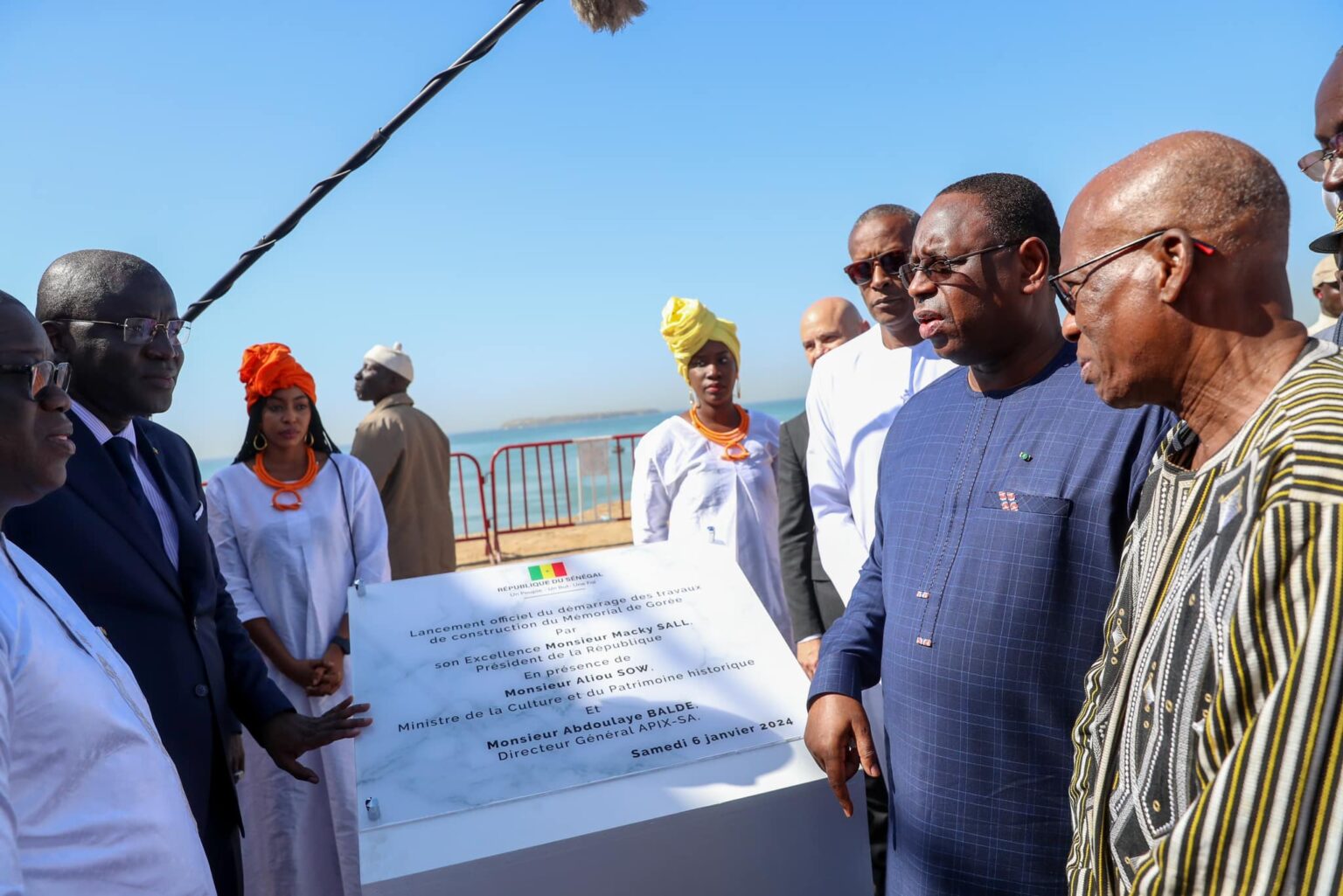 Corniche Ouest de Dakar : En images, la pose de la première pierre du ...
