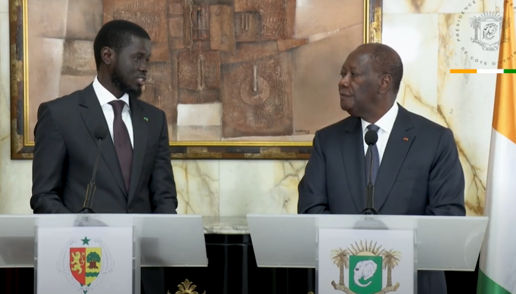 Côte d’Ivoire : Diomaye Faye invite Alassane Ouattara à une visite ...