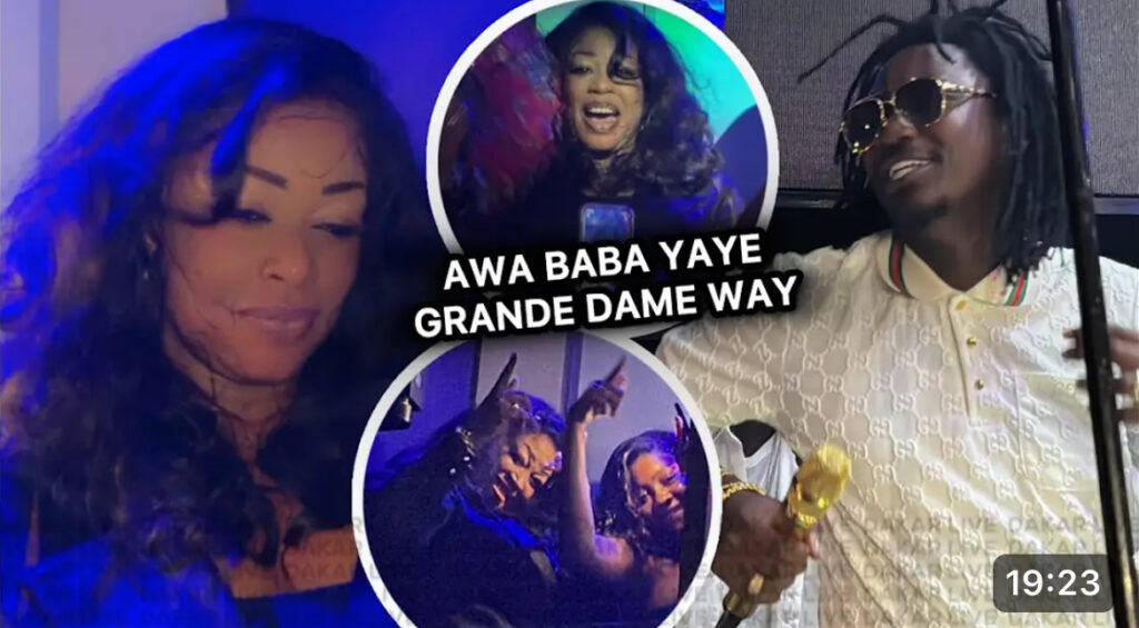 Vidéo : Awa Baba Thiam en pleine euphorie à la soirée de Wally Seck...