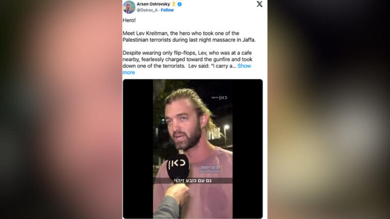 Israël : Lev Kreitman, héros de l'attentat de Tel-Aviv, survit à une ...