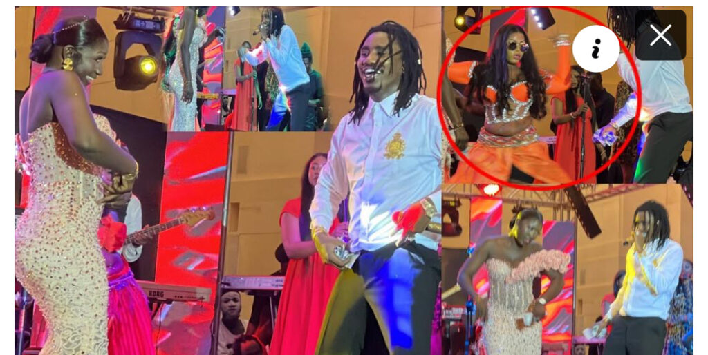 Mamito, présidente de la « Wally Family », célèbre Wally Seck avec un ...