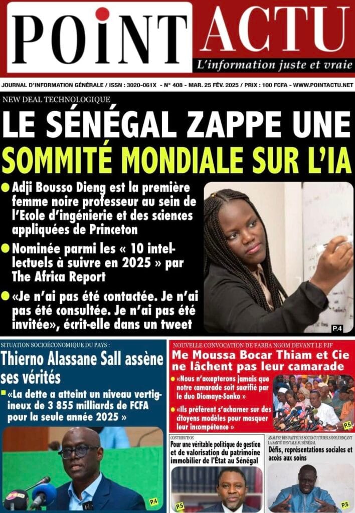 Découvrez les Unes des journaux sénégalais du mardi 25 février 2025