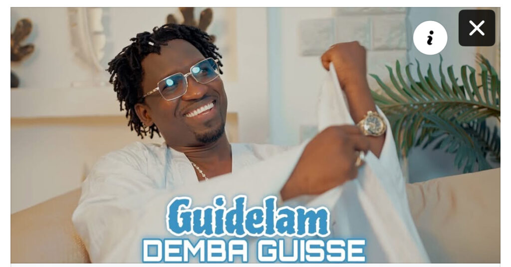 Demba Guissé enchante avec son nouveau single « Guidelam