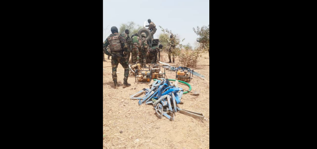 Kéniéba : L’armée sénégalaise démantèle un site d’orpaillage clandestin ...