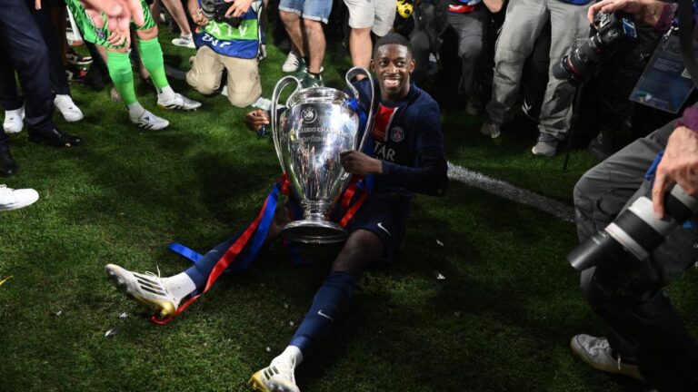 Ousmane Dembélé sacré joueur de la saison en Ligue des champions après le triomphe du PSG