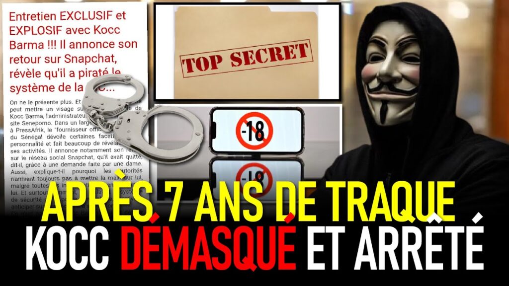 Cybercriminalité: Kocc Barma placé en garde à vue