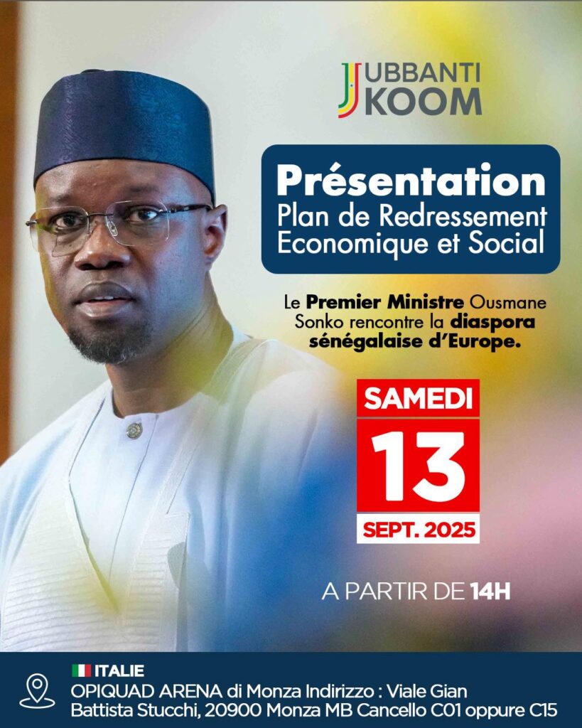 Plan de redressement économique et social : Sonko face à la diaspora