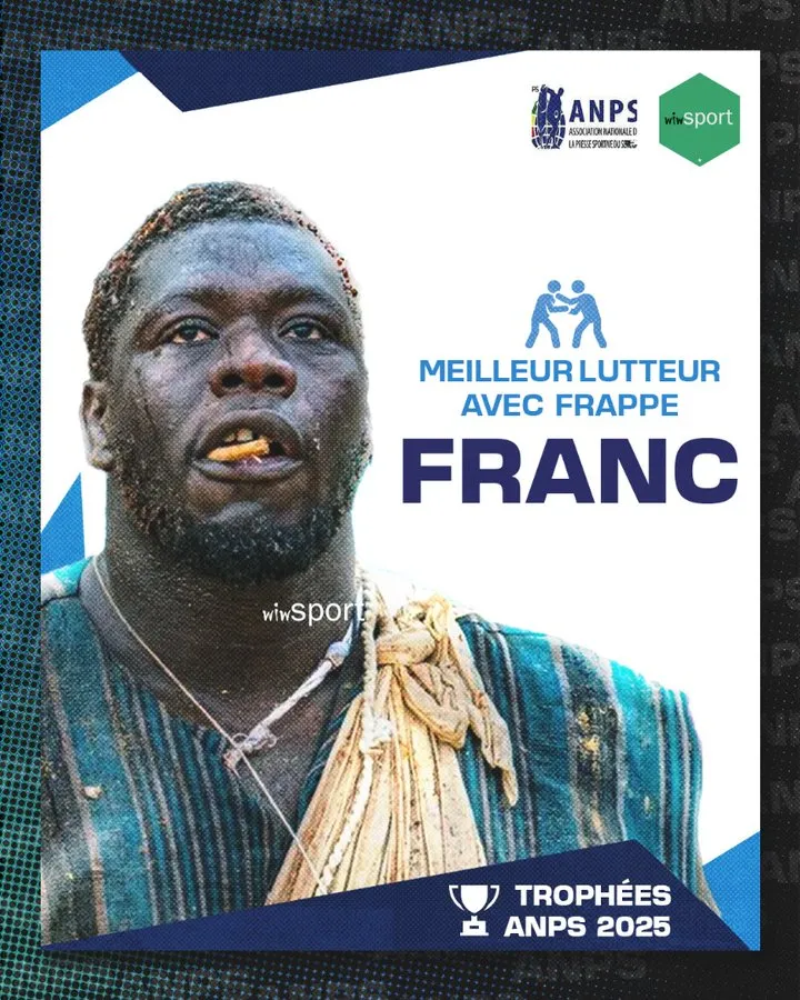 Trophées ANPS 2025 au Sénégal : Le lutteur Franc désigné Roi des Arènes ...