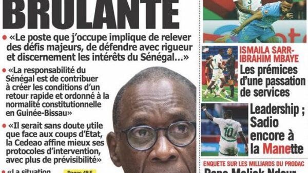 Découvrez les Unes des journaux sénégalais du lundi 29 décembre 2025