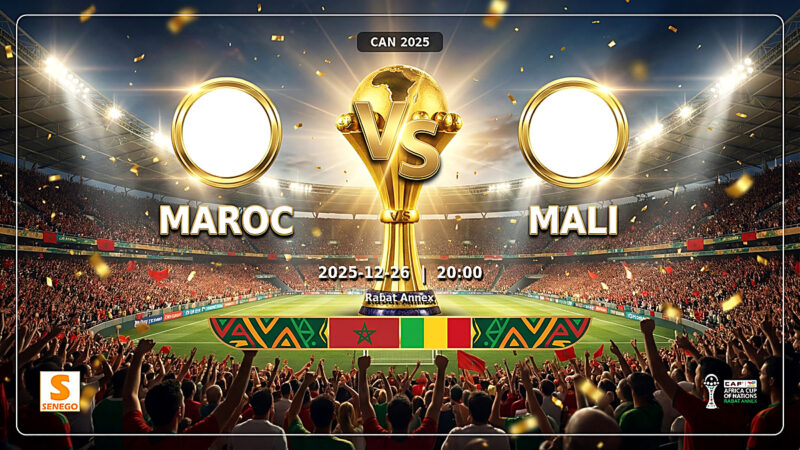 DIRECT – Maroc vs Mali : suivez le match de la CAN 2025 en live sur Senego