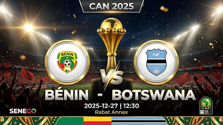 DIRECT – Bénin vs Botswana : suivez le match en live sur Senego