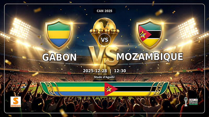 DIRECT – CAN 2025 : Gabon vs Mozambique, suivez le match en live sur Senego
