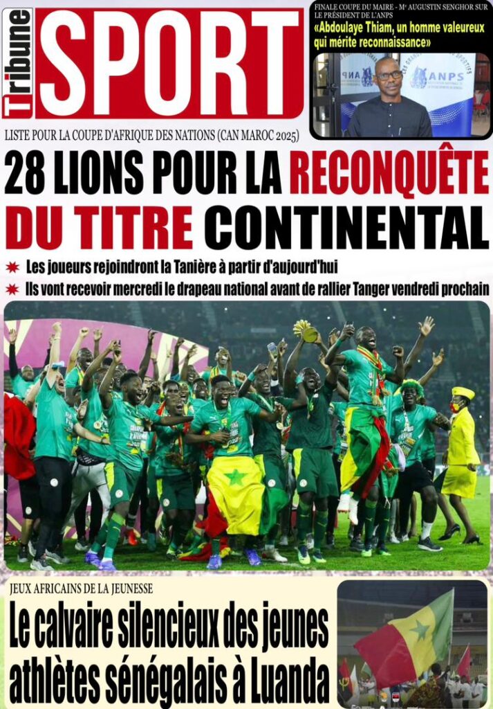 Découvrez les Unes des journaux sénégalais du lundi 15 décembre 2025