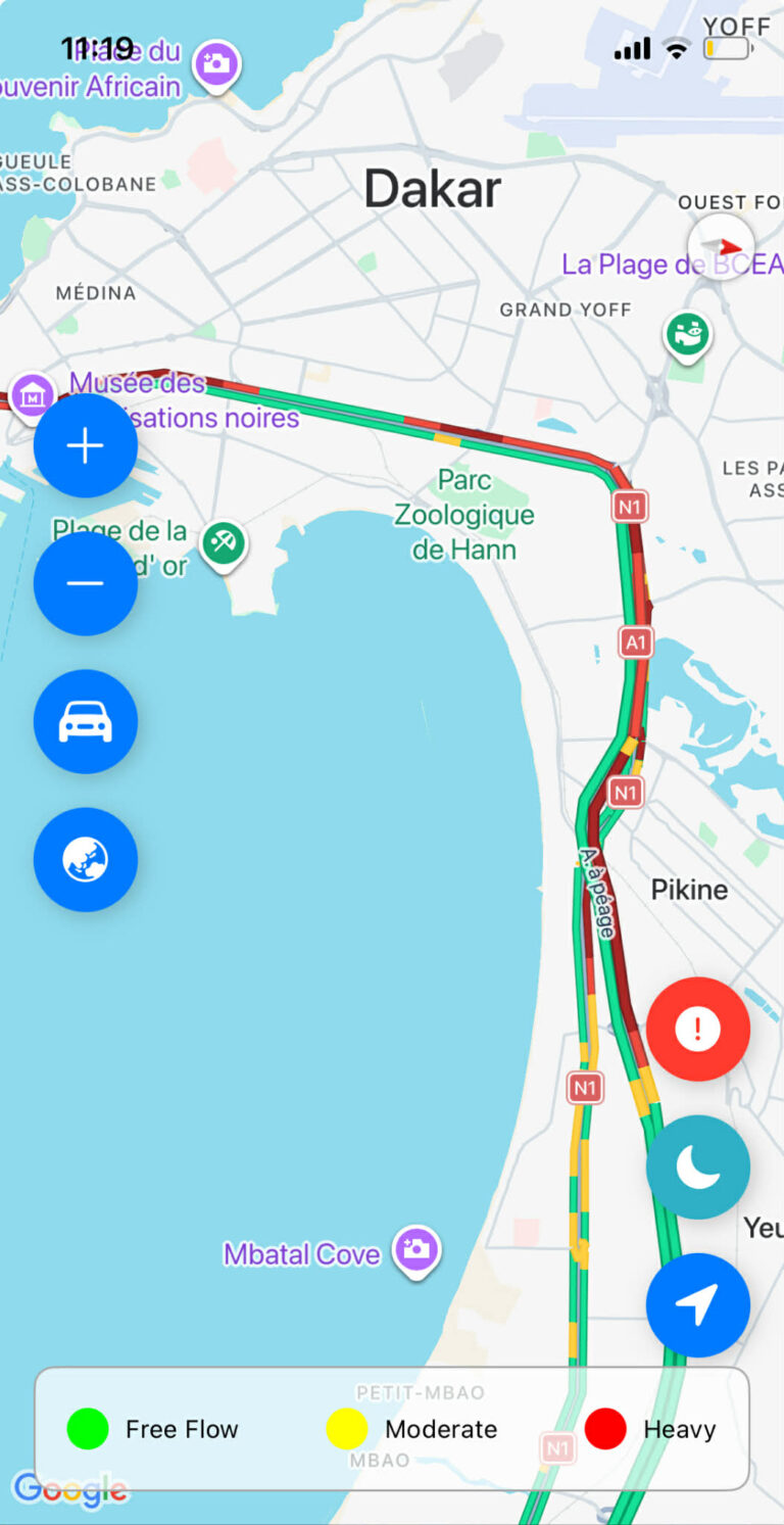 Enorme embouteillage de Colobane à Thiaroye, ce matin : Découvrez la ...