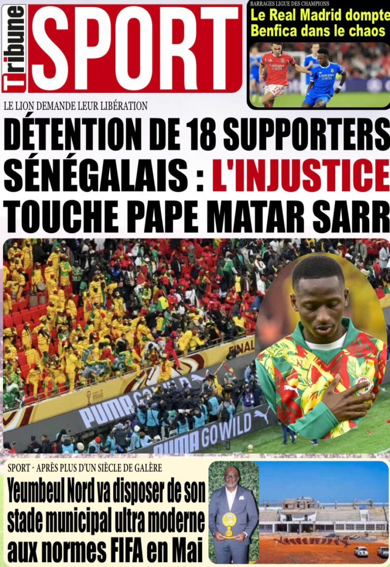 Découvrez les Unes des journaux sénégalais du mercredi 18 février 2026