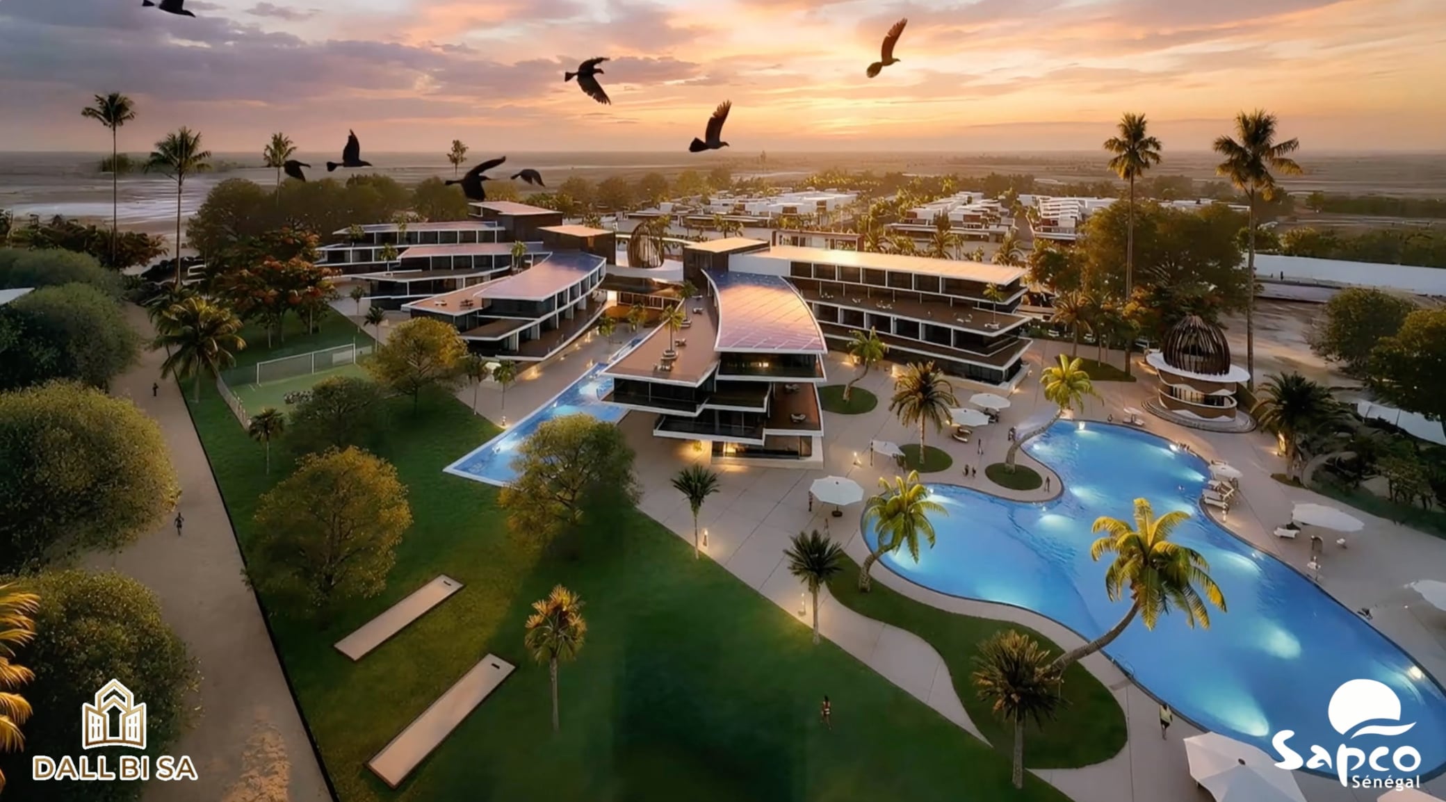 Pointe-Sarène lance un nouvel hôtel, avec trois acteurs sénégalais au ...