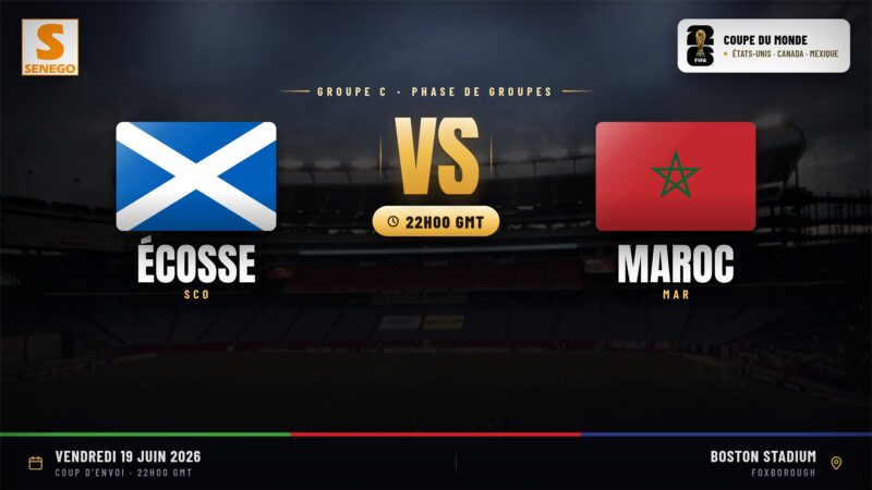 DIRECT – Mondial 2026 : Écosse vs Maroc, suivez le match du groupe C en ...